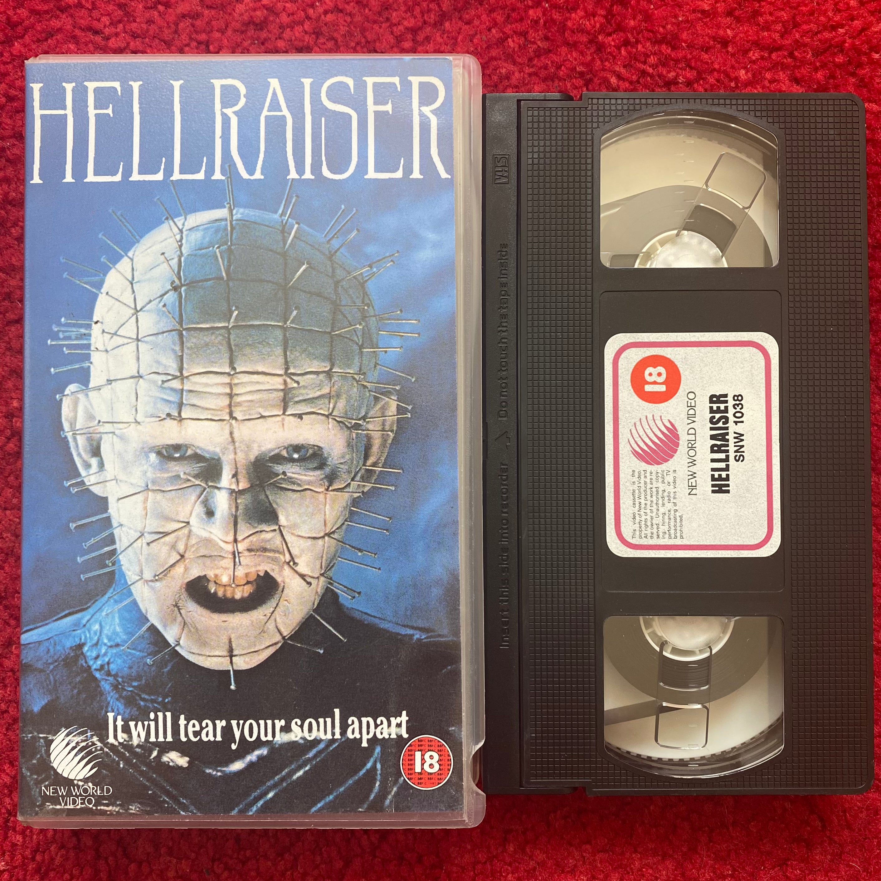 Hellraiser VHS Video (1988) SNW1038 – Horror Stock