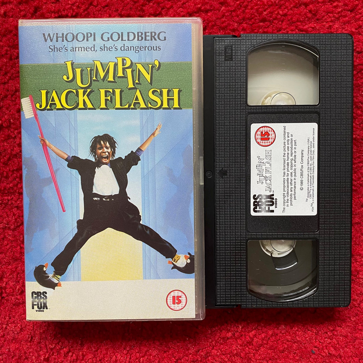 Jumpin' Jack Flash VHS Video (1986) 1508 – Horror Stock