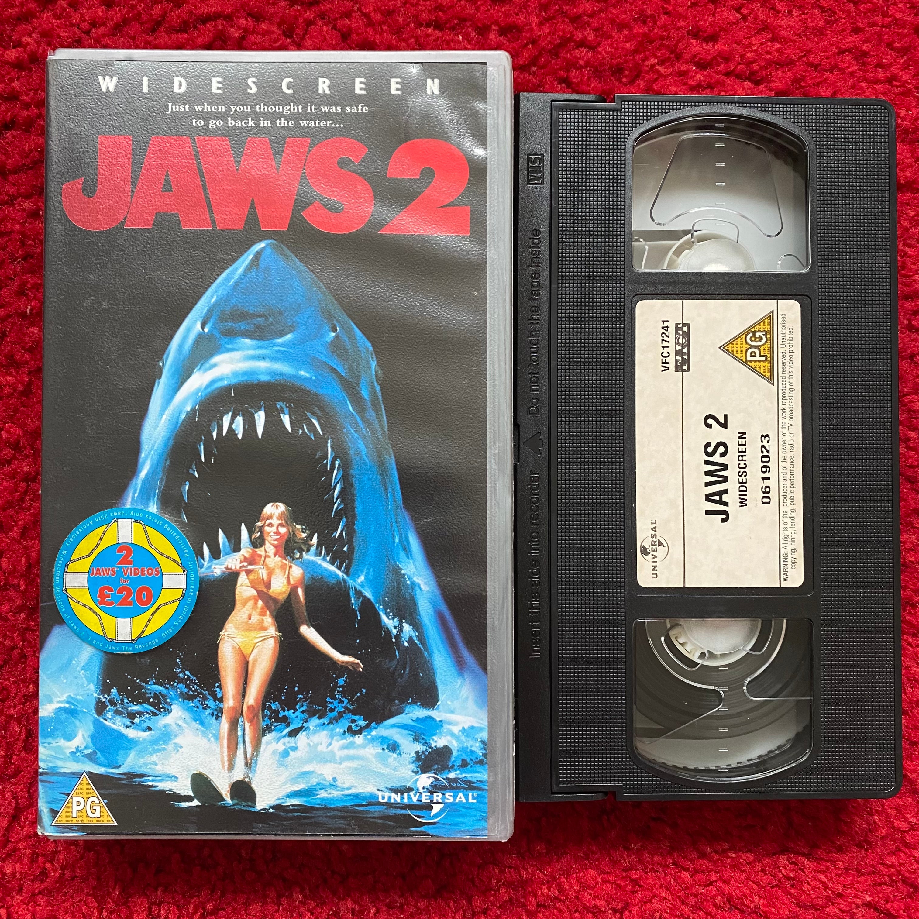 Jaws 2 VHS Video (1978) 619023 – Horror Stock