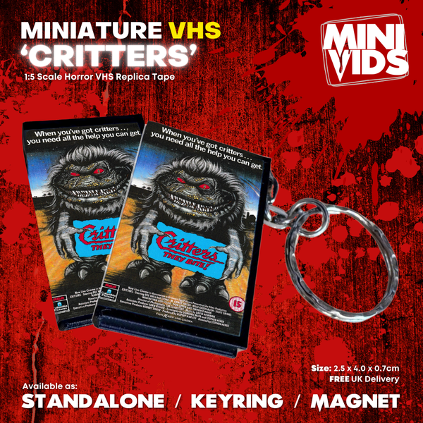 Critters 'MiniVids' Miniature Horror VHS – Horror Stock