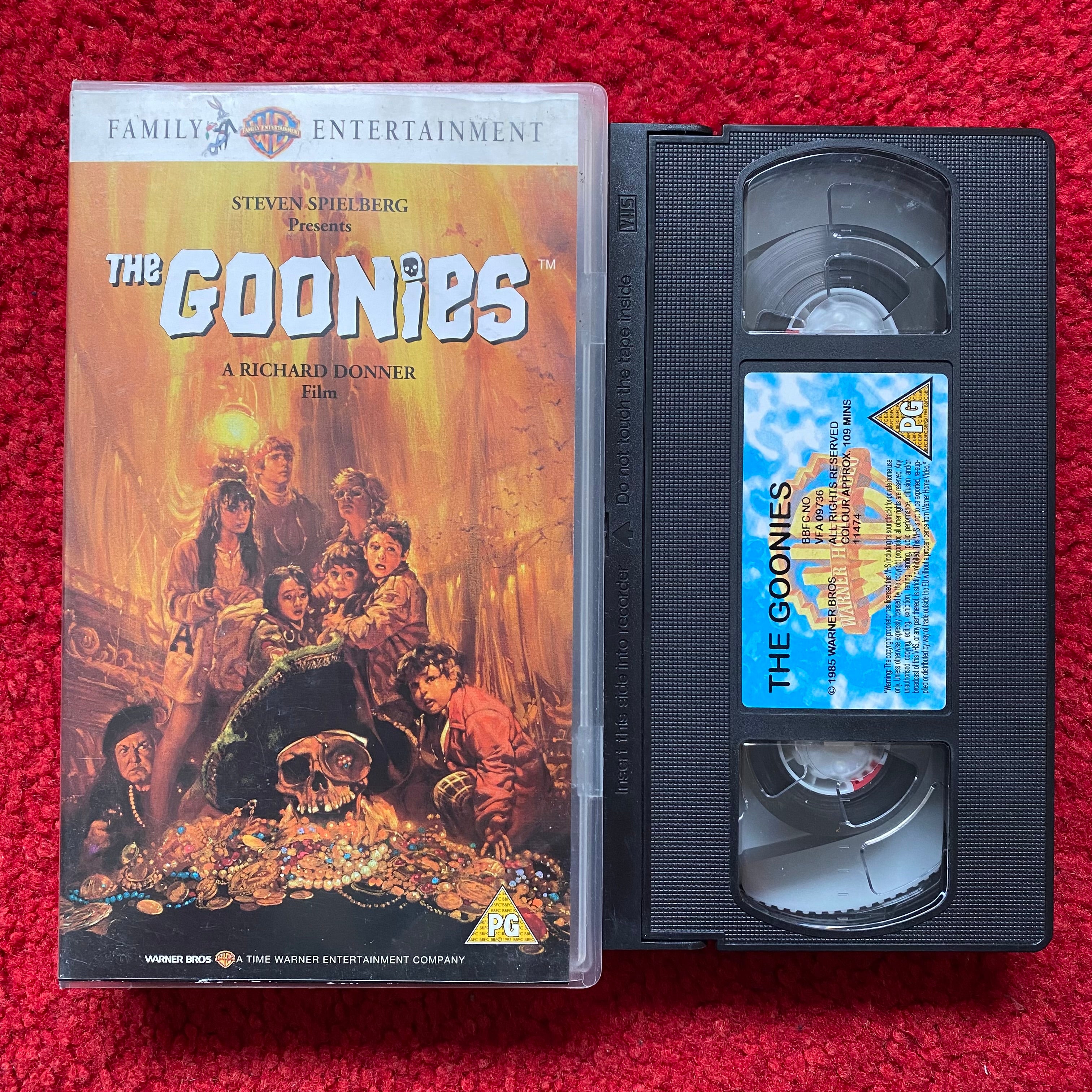The Goonies VHS Video (1985) S011474 – Horror Stock