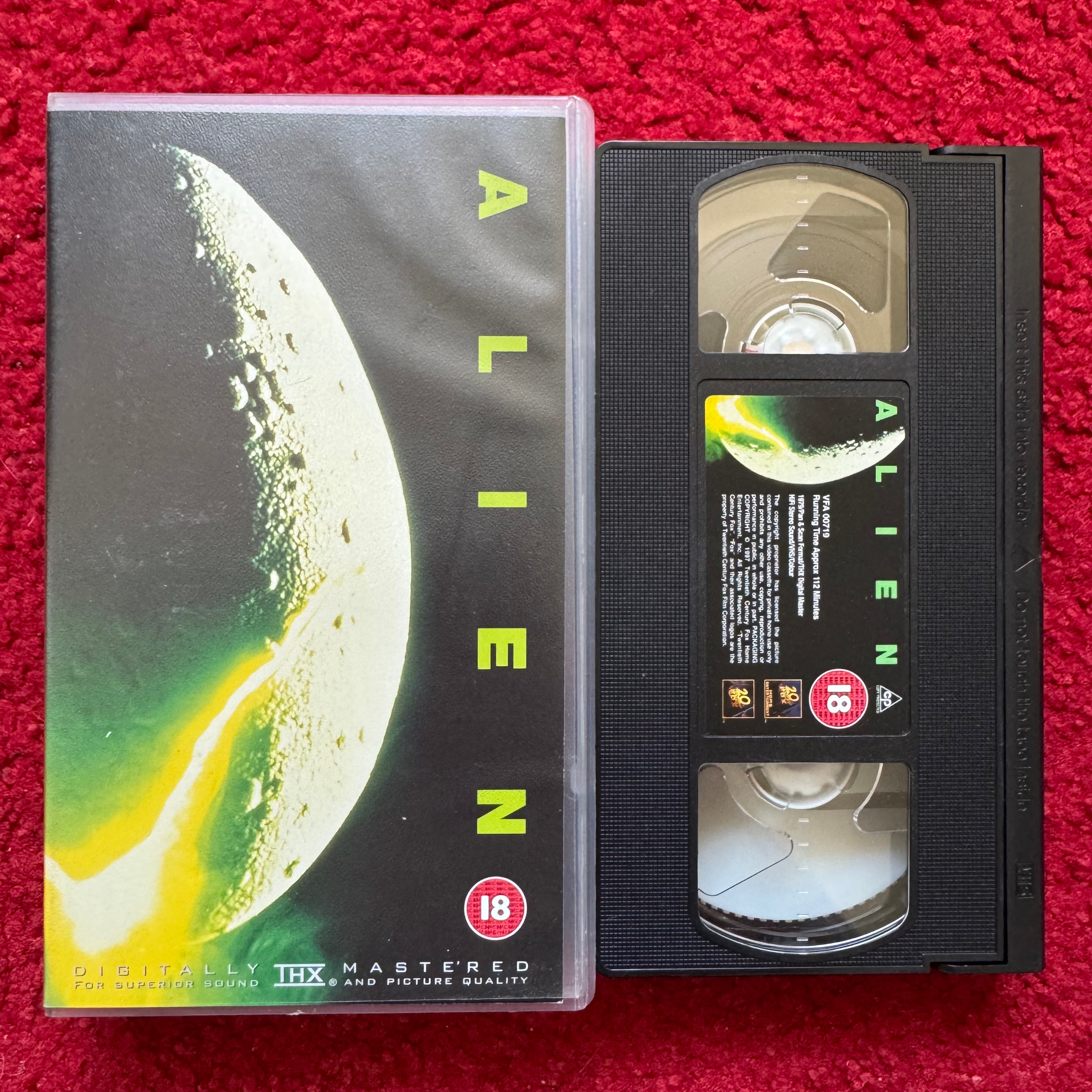 Alien VHS Video (1979) 1090CS – Horror Stock