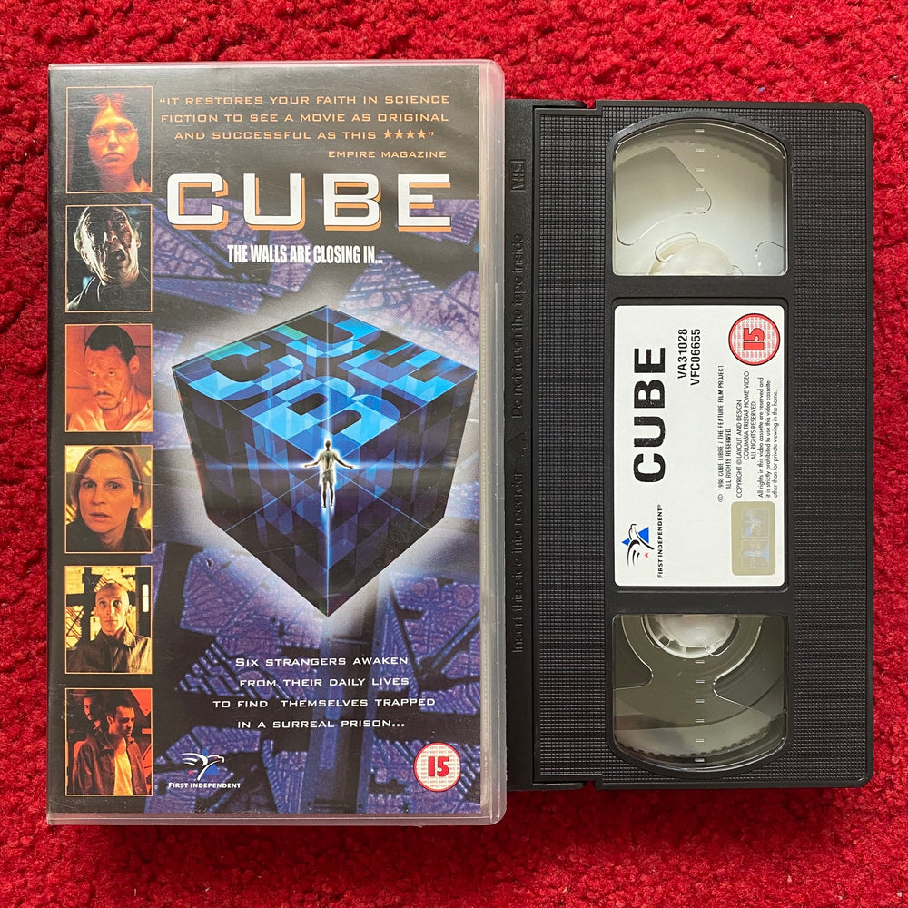 Cube VHS Video (1998) VA31028 – Horror Stock