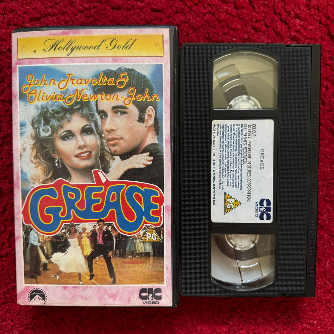 Grease VHS Video (1978) VHR2417 – Horror Stock