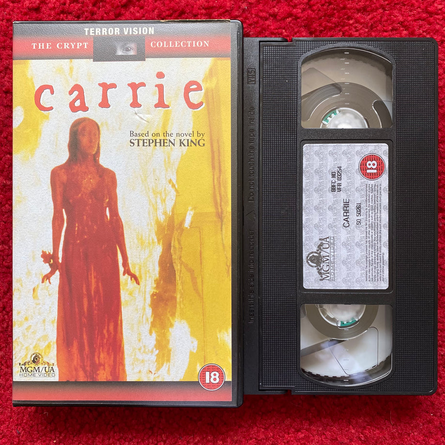 Carrie VHS Video (1976) S050261 – Horror Stock