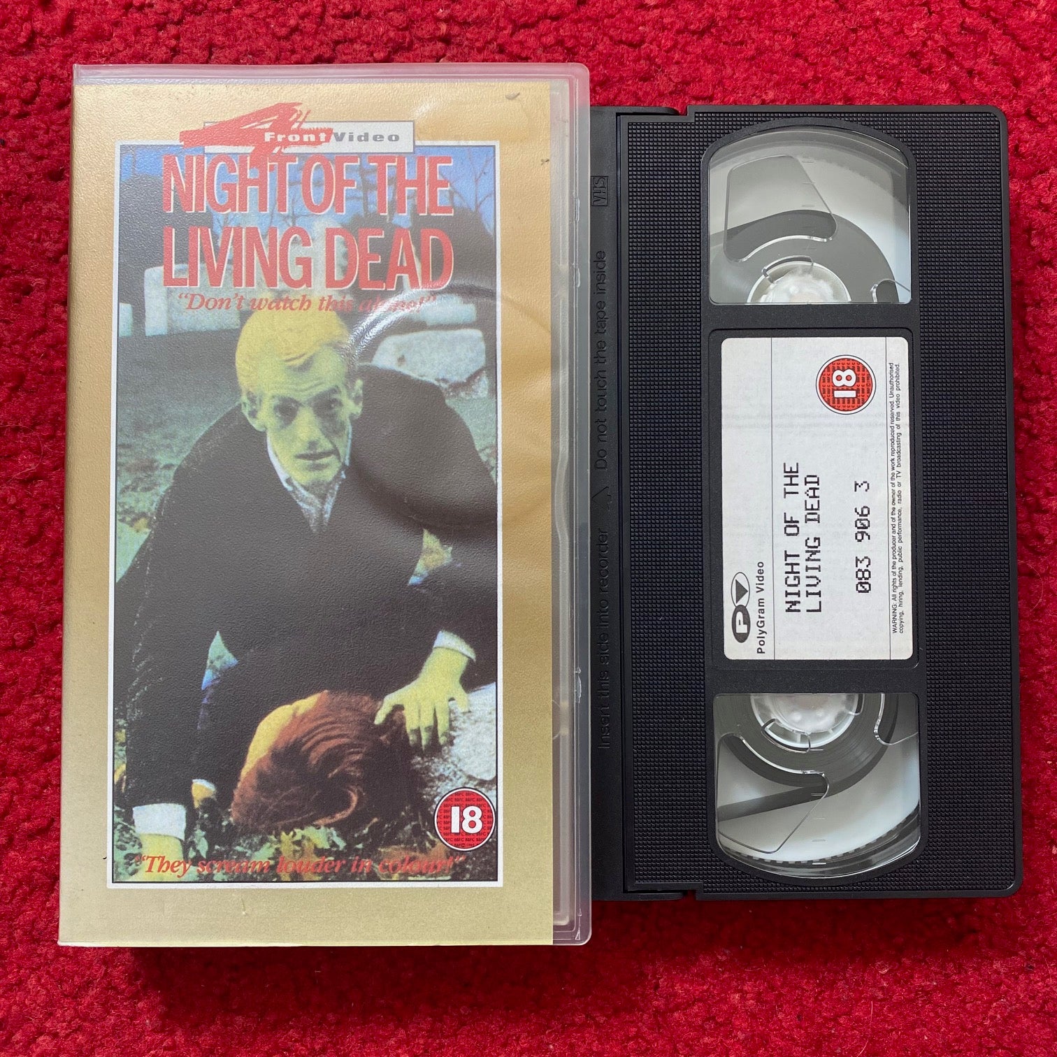Night of the Living Dead VHS Video (1968) 839063 – Horror Stock