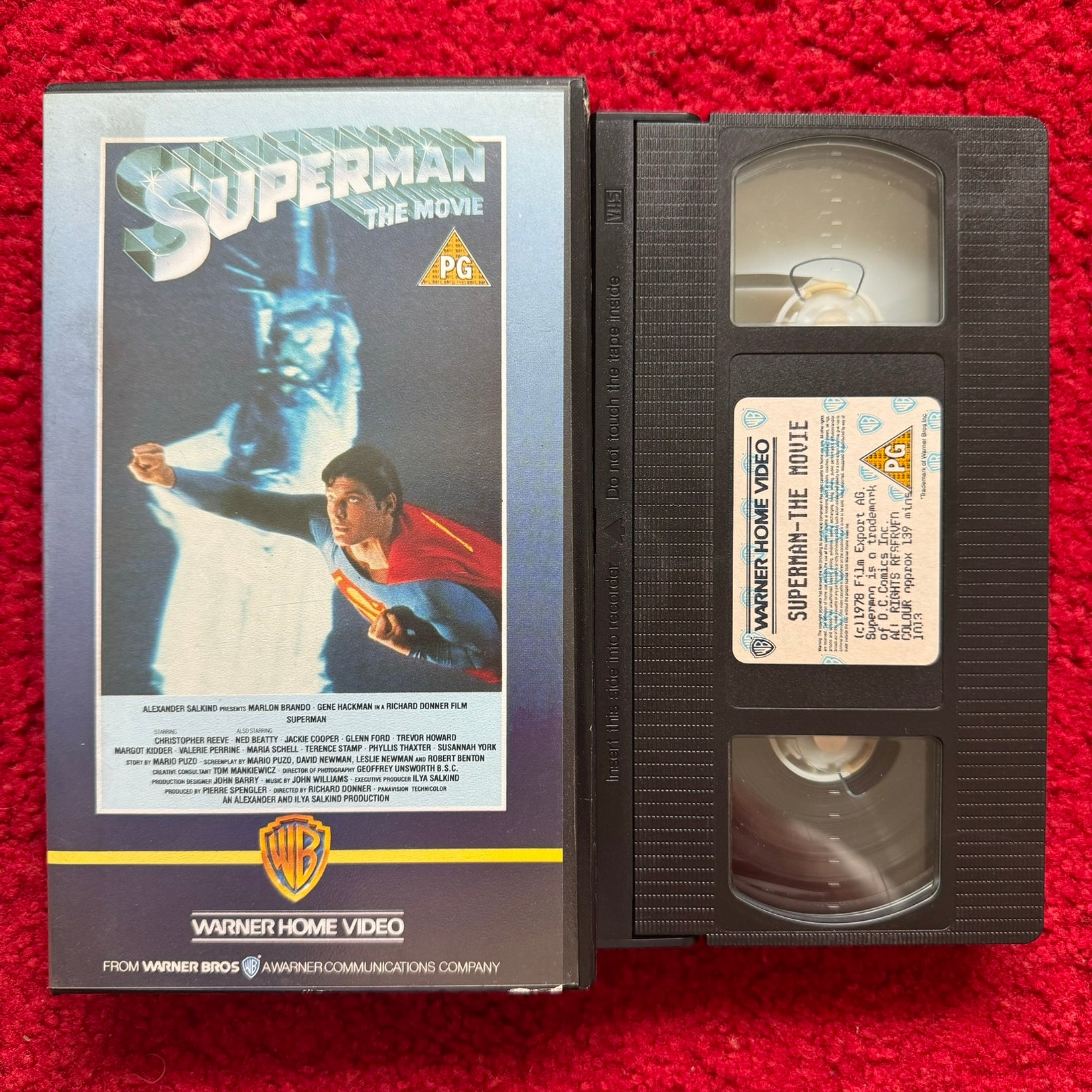 Superman: The Movie VHS Video (1978) PES1013 – Horror Stock
