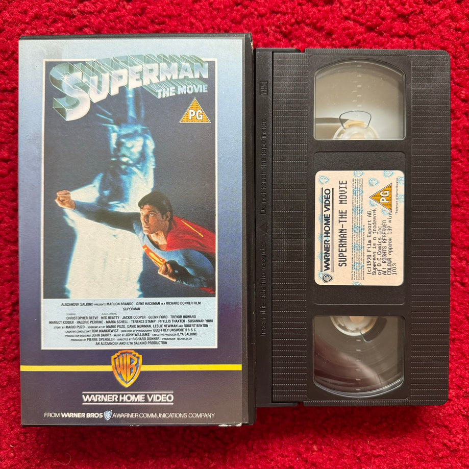 Superman: The Movie VHS Video (1978) PES1013 – Horror Stock