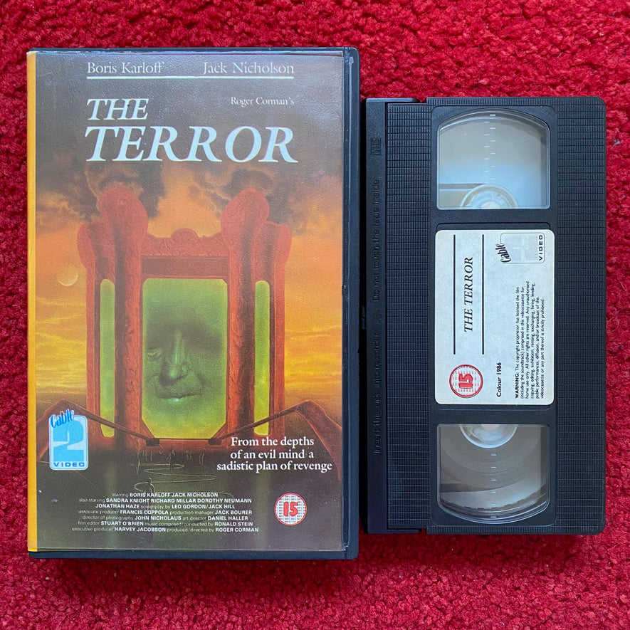 The Terror Ex Rental VHS Video (1963) – Horror Stock