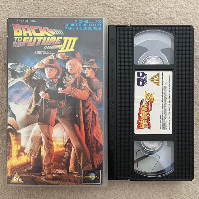 Back to the Future Part III VHS Video (1990) VHS1446 – Horror Stock