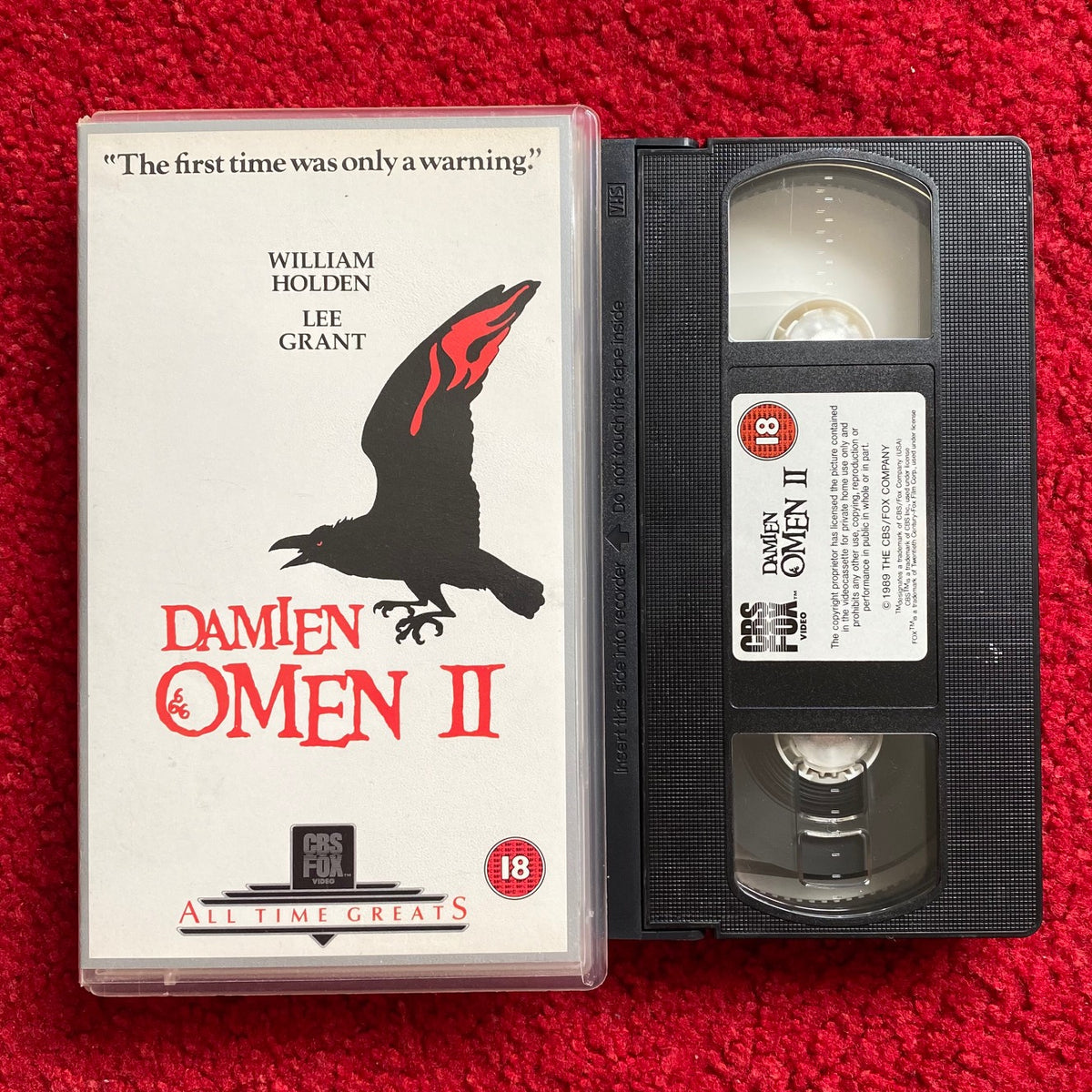 Damien: Omen II VHS Video (1978) 1087 – Horror Stock