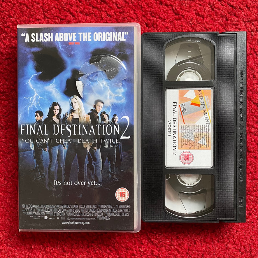 Final Destination 2 VHS Video (2003) EVS1449 – Horror Stock
