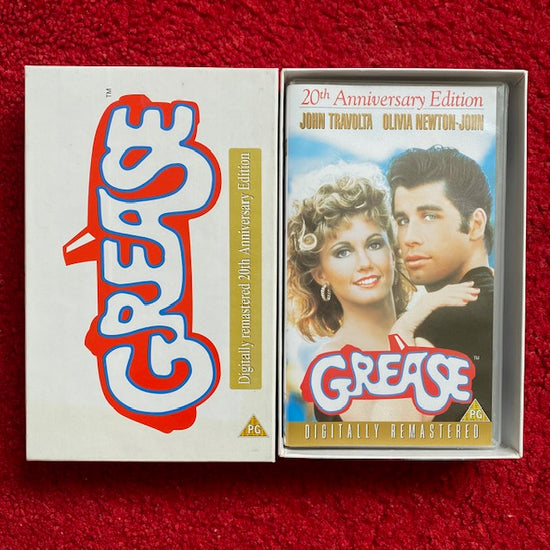 Grease 20th Anniversary Edition VHS Video (1978) VHR4716 – Horror Stock