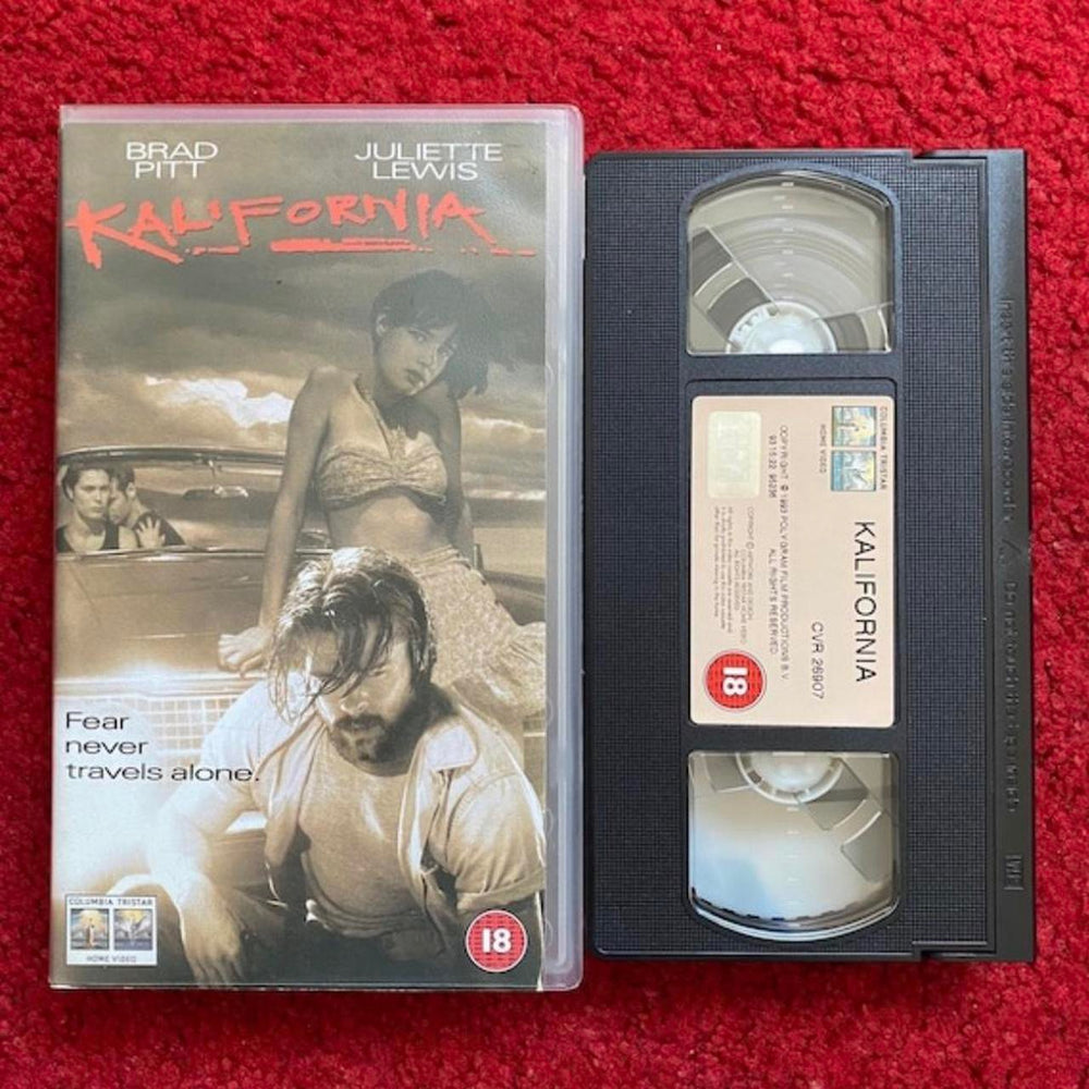 Kalifornia VHS Video (1993) CVR26907 – Horror Stock