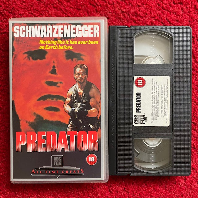 Predator VHS Video (1987) 1515 – Horror Stock