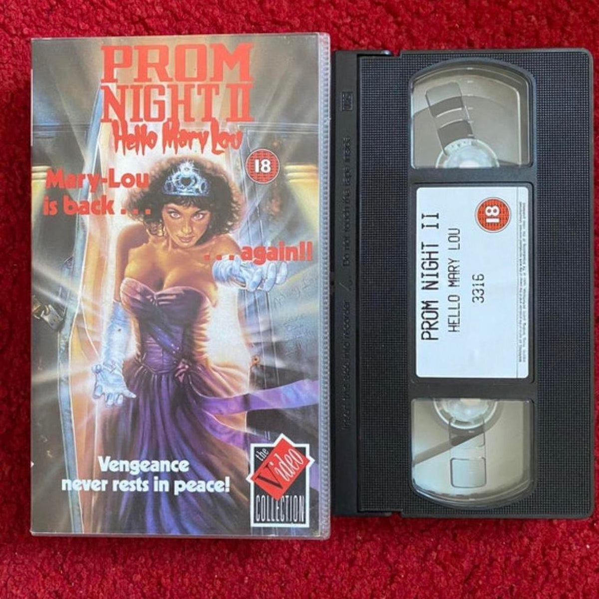 Prom Night II: Hello Mary Lou VHS Video (1987) VC3316 – Horror Stock