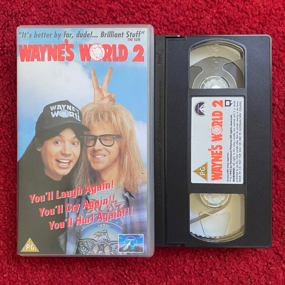 Wayne's World 2 VHS Video (1993) VHR2897 – Horror Stock