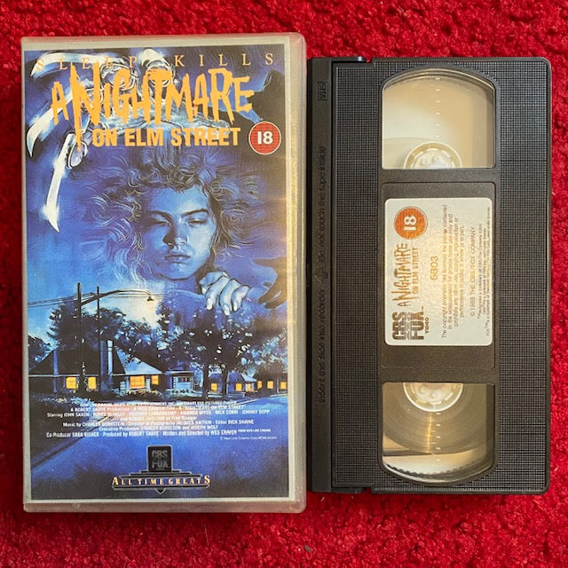 A Nightmare On Elm Street VHS Video (1984) 6803 – Horror Stock