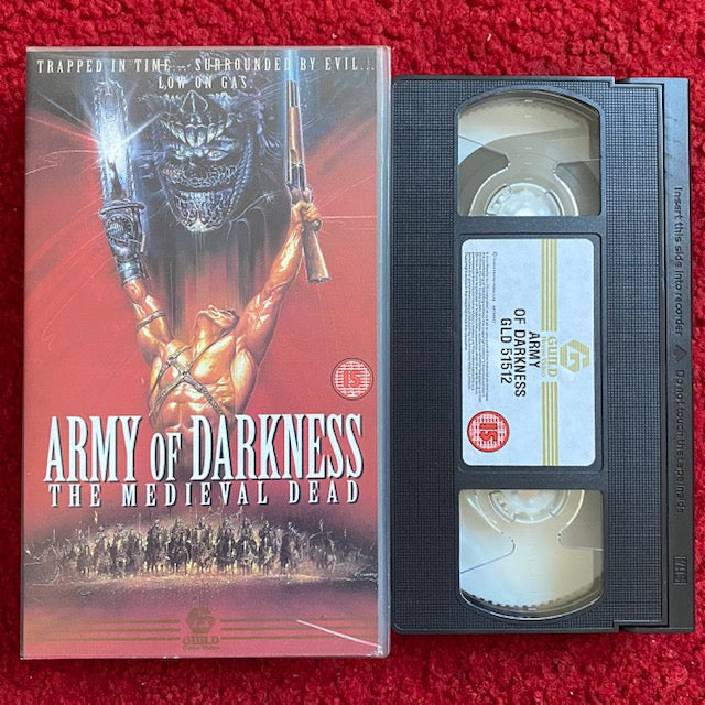 Army Of Darkness: The Medieval Dead VHS Video (1992) GLD51512 – Horror Stock