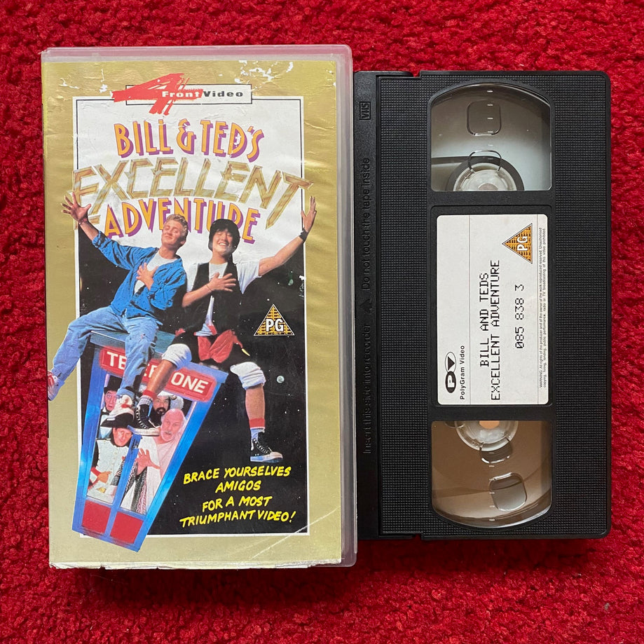 Bill & Ted's Excellent Adventure VHS Video (1989) 858383 – Horror Stock