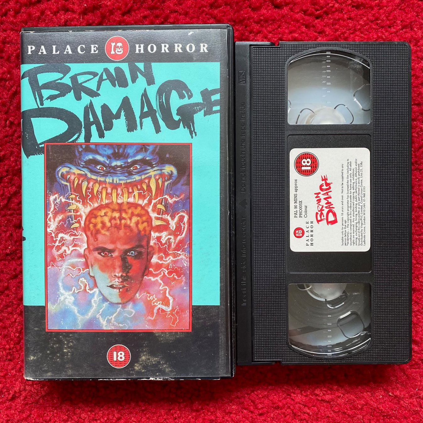 Brain Damage VHS Video (1988) PH9005X – Horror Stock