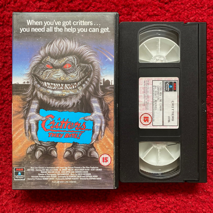 Critters VHS Video (1986) CVT20786 – Horror Stock