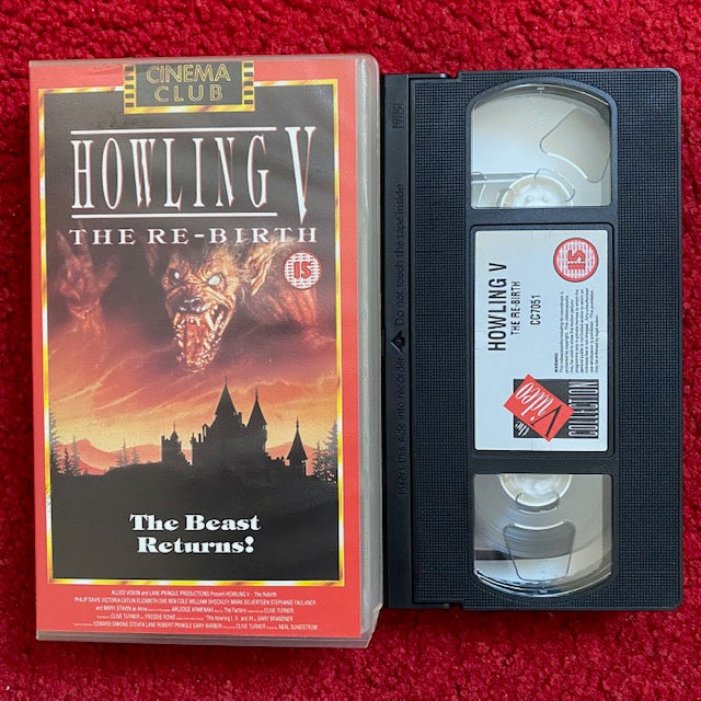 Howling V: The Re-Birth VHS Video (1990) CC7051 – Horror Stock