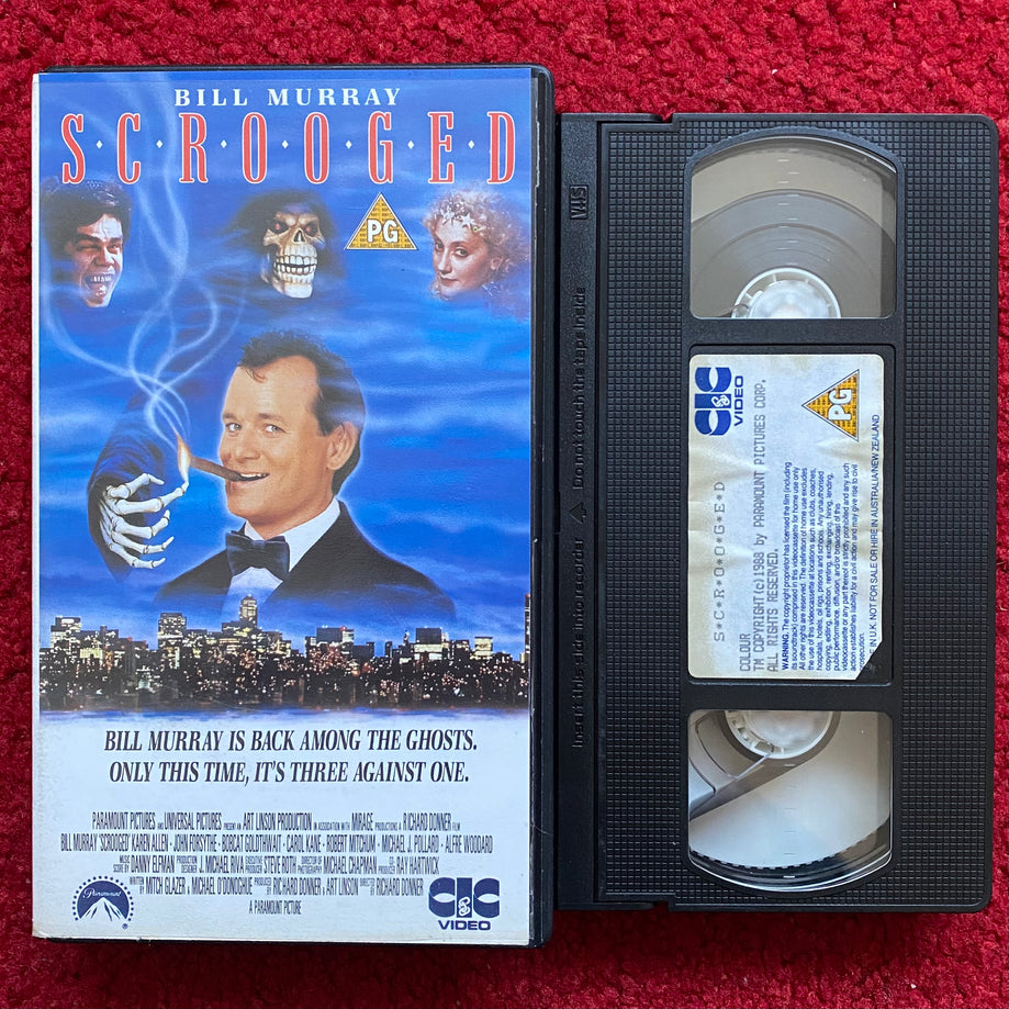 Scrooged VHS Video (1998) VHR2344 – Horror Stock