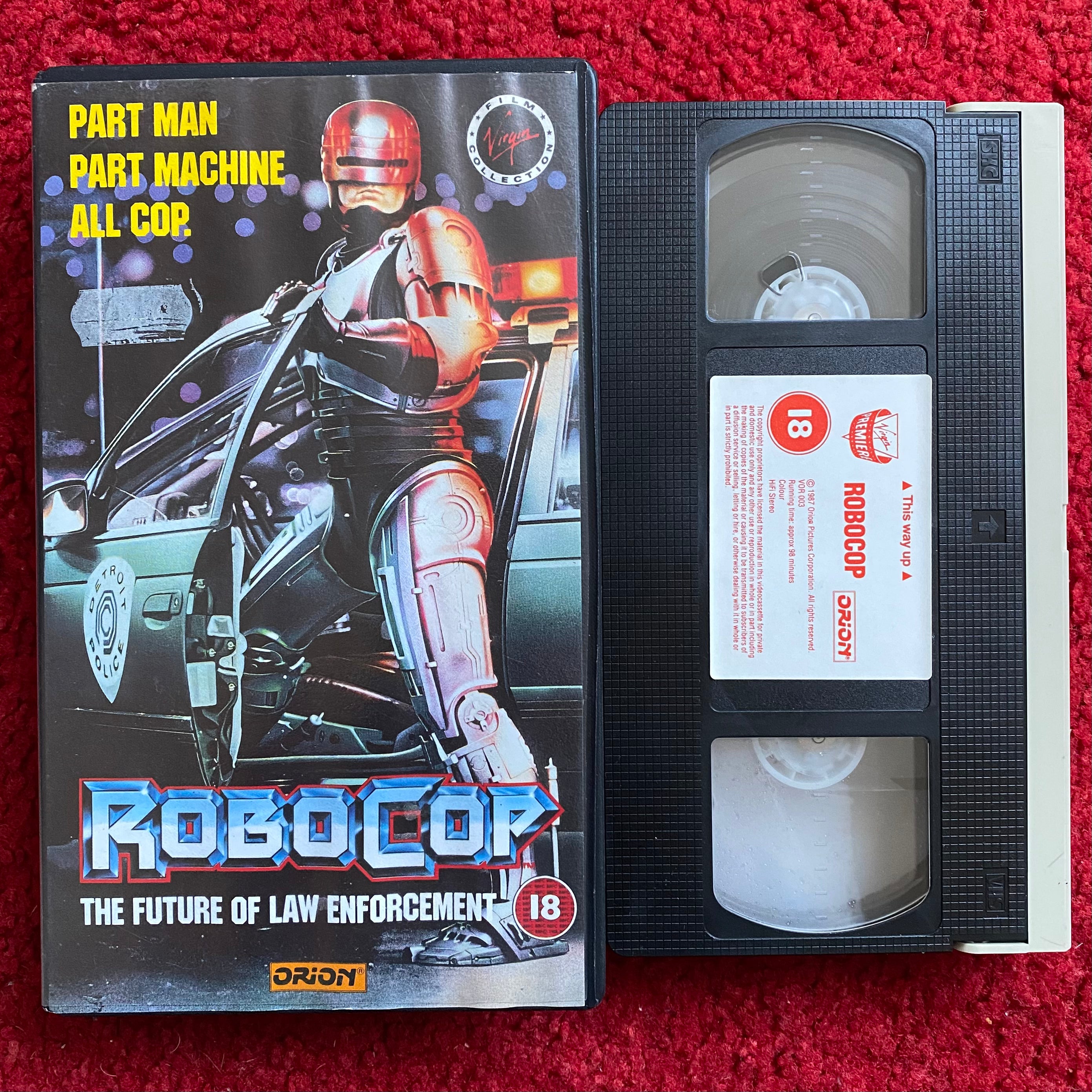 RoboCop VHS Video (1987) VVD576 – Horror Stock