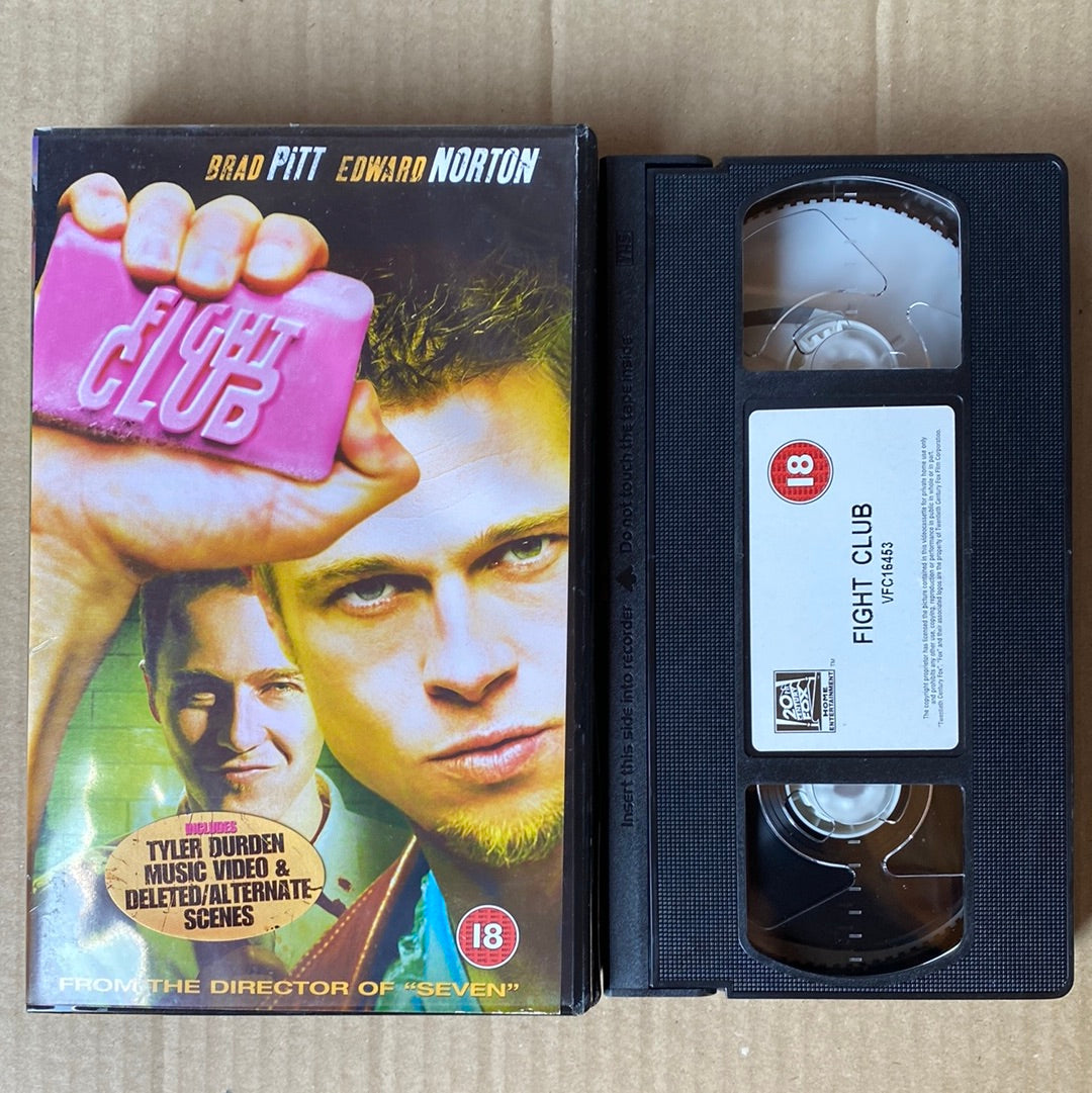 Fight Club VHS Video (1999) 14254S – Horror Stock