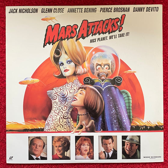 Mars Attacks! (1996) LaserDisc Home Video US Widescreen Version ...