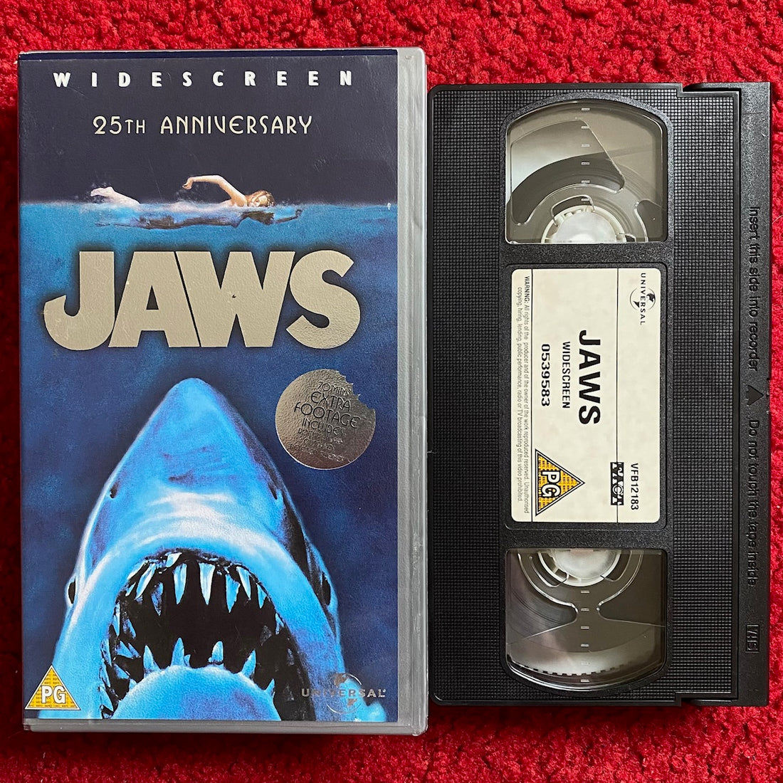 Jaws: 25th Anniversary VHS Video (1975) 539583 – Horror Stock