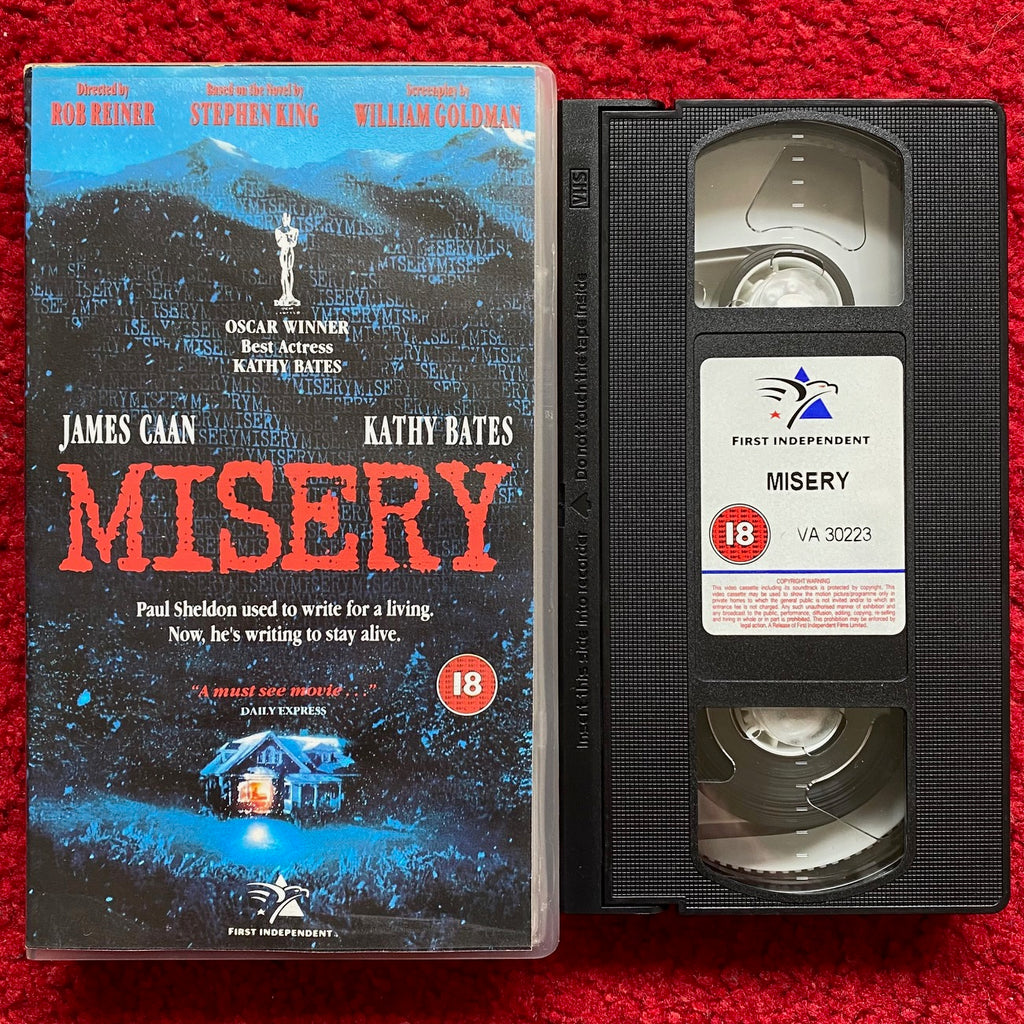Misery VHS Video (1990) VA30223 – Horror Stock