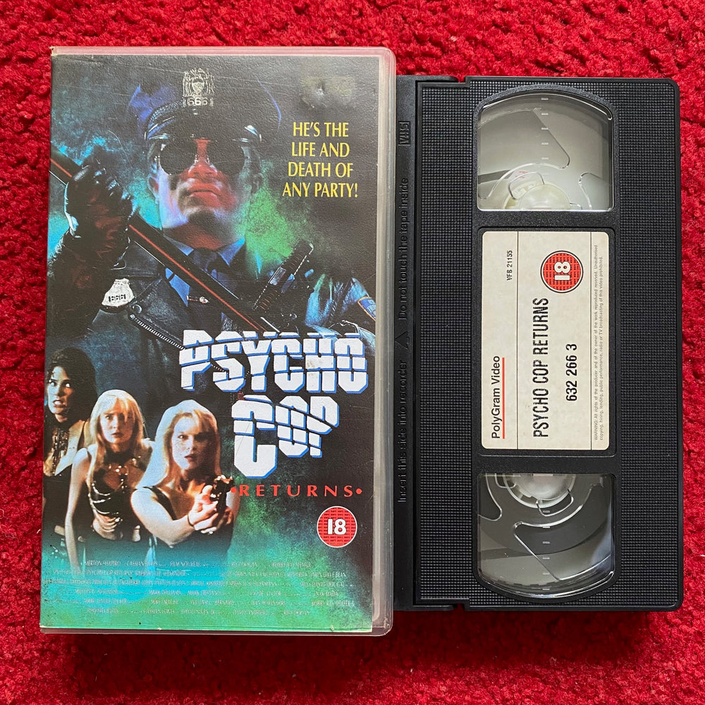 Psycho Cop Returns VHS Video (1993) 6322663 – Horror Stock