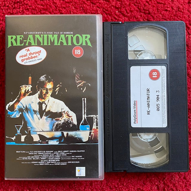 Re-Animator VHS Video (1985) 859043 – Horror Stock