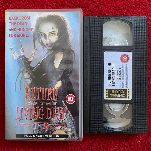 Return Of The Living Dead 3 VHS Video (1993) CC8362 – Horror Stock