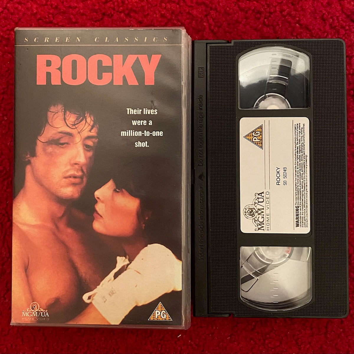 Rocky VHS Video (1976) S050249 – Horror Stock