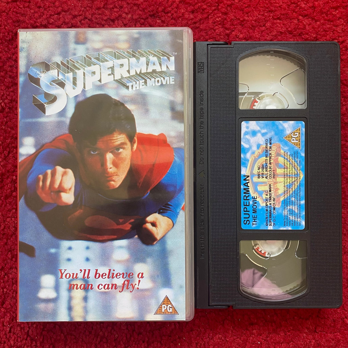 Superman The Movie VHS Video (1978) S001013 – Horror Stock