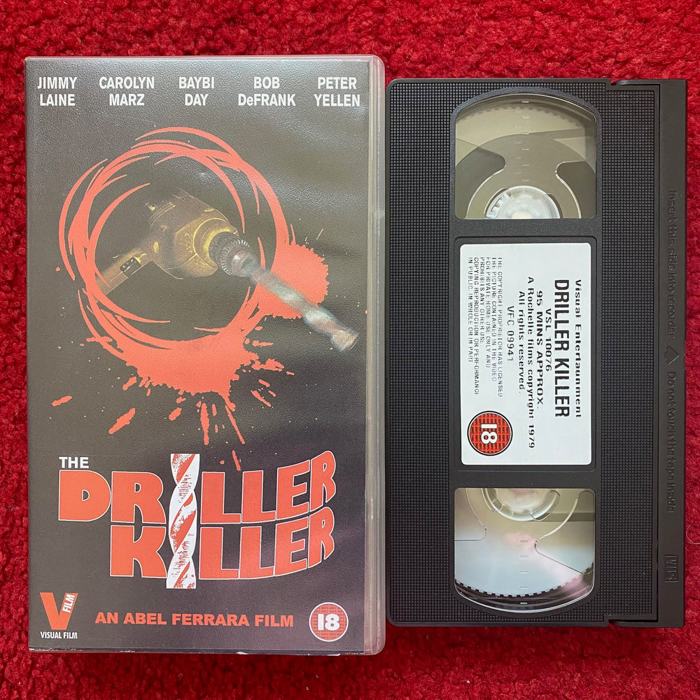 The Driller Killer VHS Video (1978) VSL10076 – Horror Stock