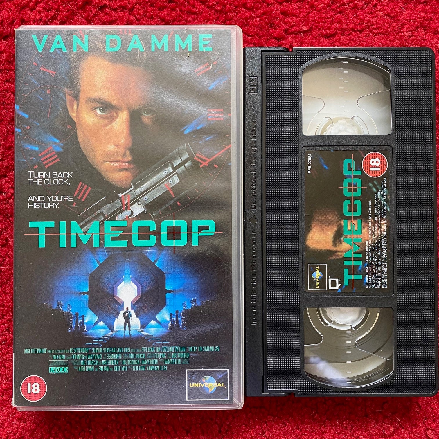 Timecop VHS Video (1994) VHR1802 – Horror Stock