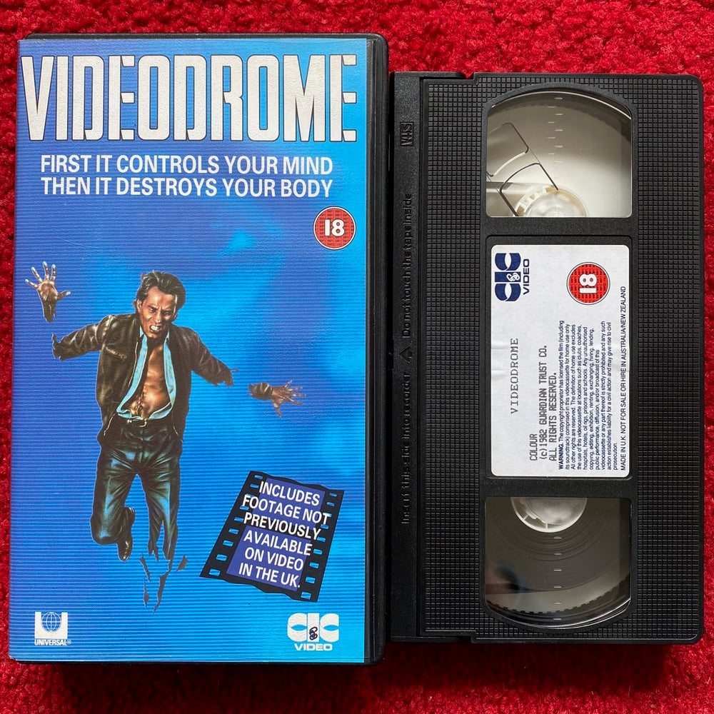 Videodrome VHS Video (1982) VHR1077 – Horror Stock