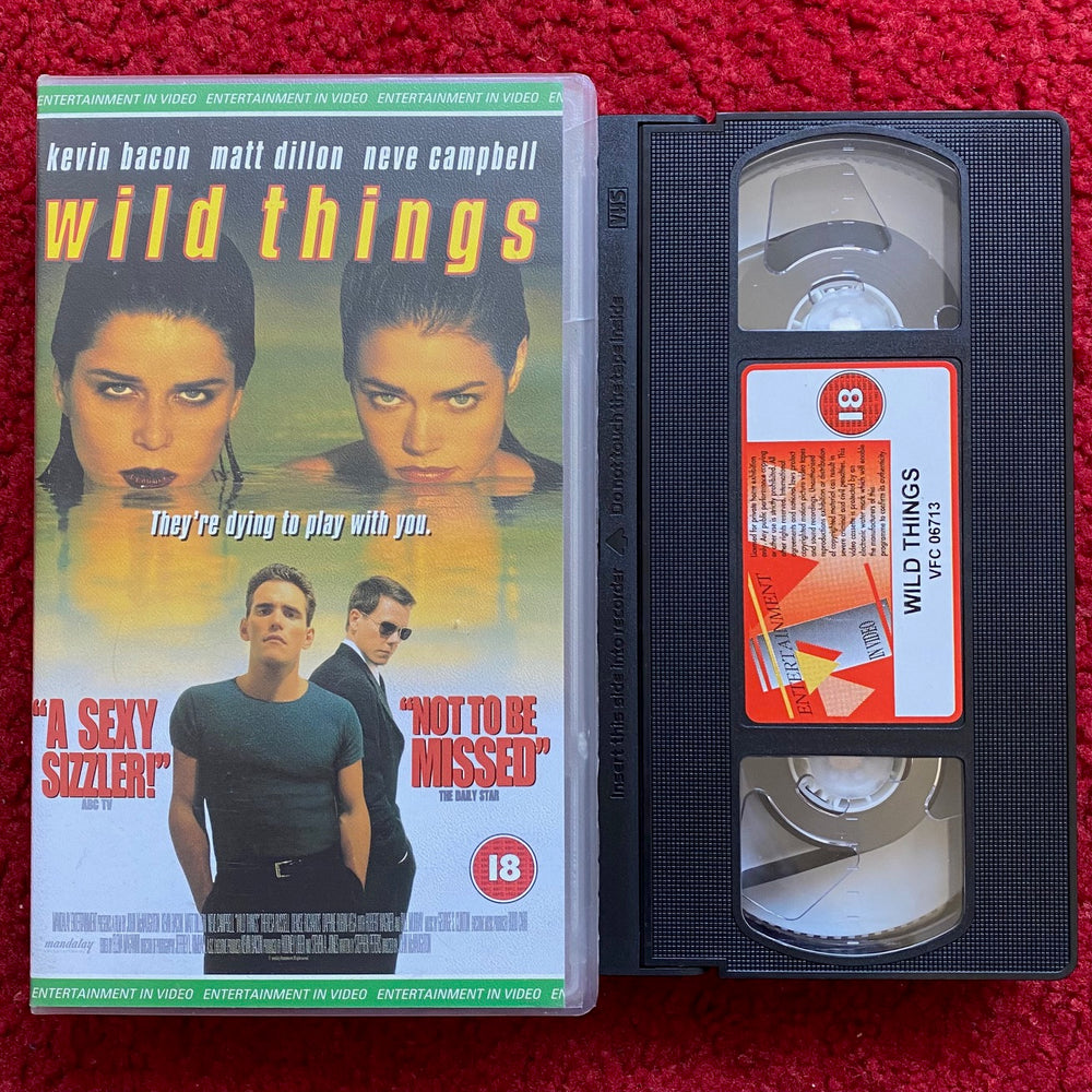 Wild Things VHS Video (1998) EVS1306 – Horror Stock